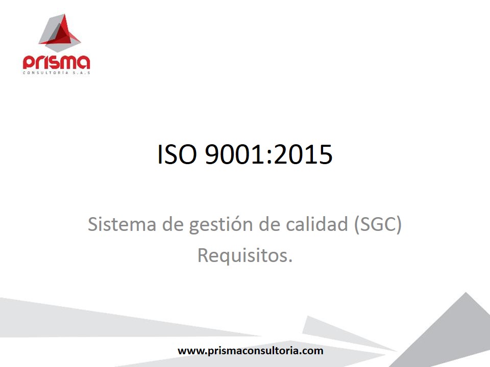 P0018-V2 Presentación PPT de ISO 9001:2015